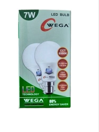 7W B22 WEGA Led Bulb 80% Energy Saving Daylight - White 7 watt | Daraz ...