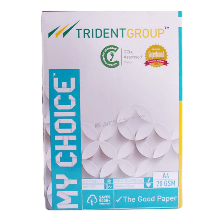 Set Of Three Trident Group My Choice A4 Paper 500 Sheets 70 GSM | Daraz ...