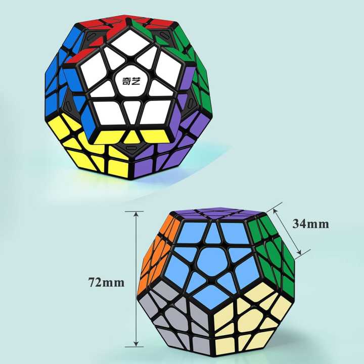 Qi Yi S Megaminx Magic Speed Cube Colorized Sticke Based - Megamix ...