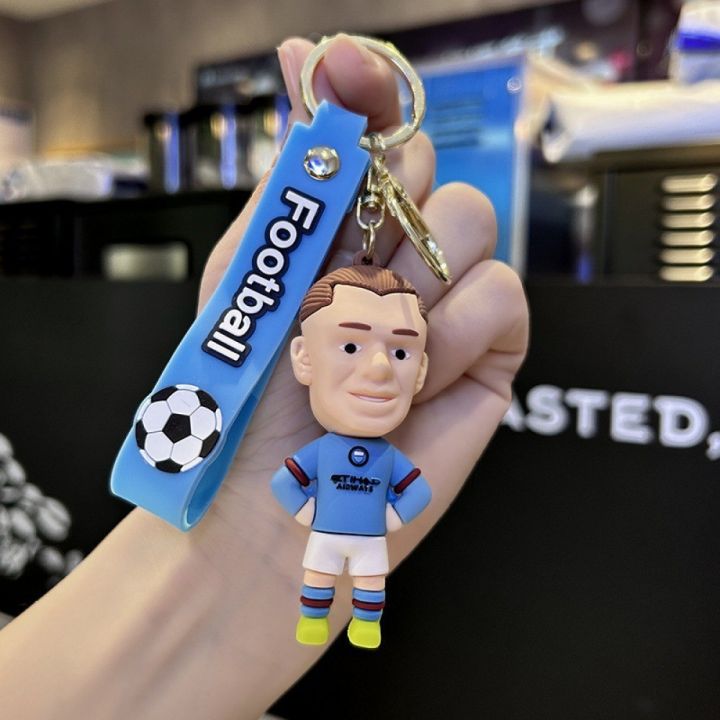Fancy Silicon Keychains - Football Player Haaland | Daraz.com.np