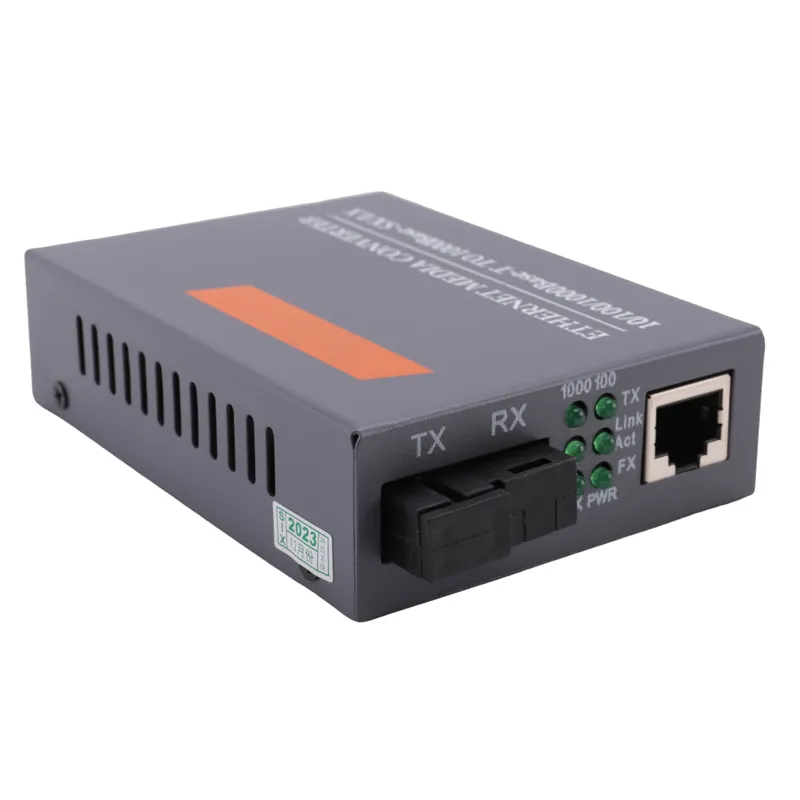 Gigabit Fiber Optical Media Converter -GS-03 1000Mbps Single Fiber SC ...
