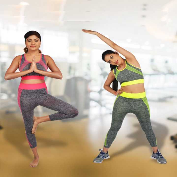 Running & Yoga Wear Suit Slimming For Ladies, Yoga Dress Gym Dress For ...