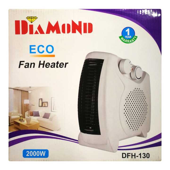 Diamond Eco Fan Heater 2000W | Daraz.com.np
