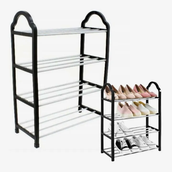 4 Layer Folding Shoes Rack Steel | Daraz.com.np