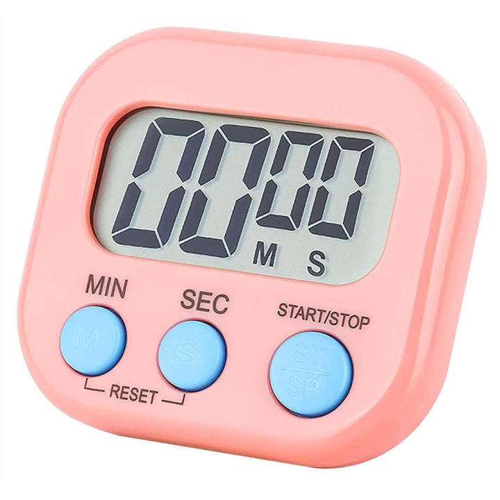 Kitchen Electronic Timer with Fridge Magnet and Free AAA Batteries ...