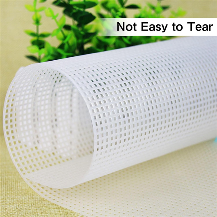 Canvas Pads 8 Pcs White Rectangle Plastic Mesh Sheet Flexible Plastic ...