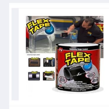 Super Strong Flex Tape Rubberized Waterproof Instantly Stops Leaks ...