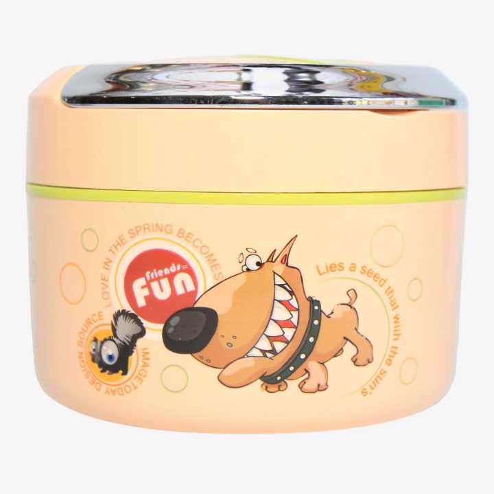 QQ Cream Color Lunch Box 800ml | Daraz.com.np