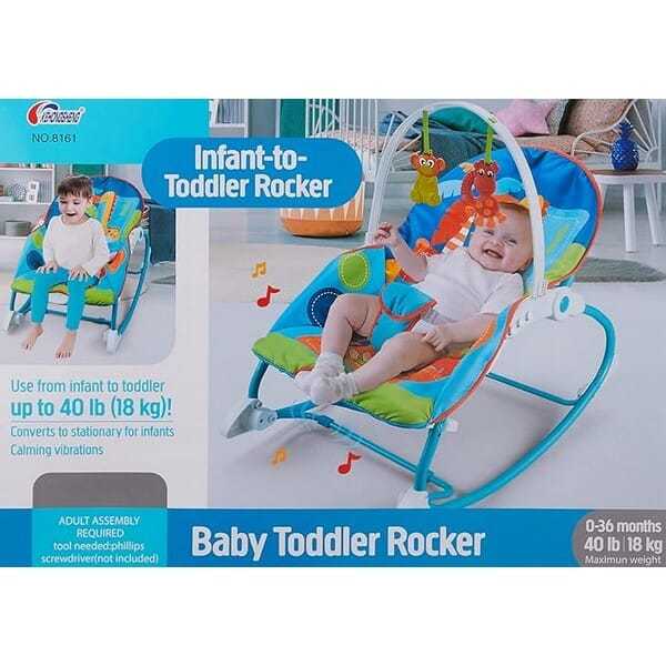 HT-Baby Rocking Chair 2 In 1 Works With The Battery Holds Up To A ...
