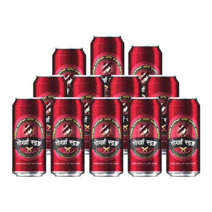 Gorkha Strong Beer Can 500ml Pack Of 12 | Daraz.com.np