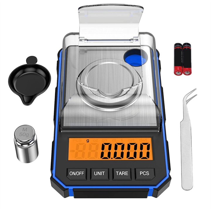 Fine Scale 0.001G Digital Milligram Scale 50G / 0.001G with LCD Display ...