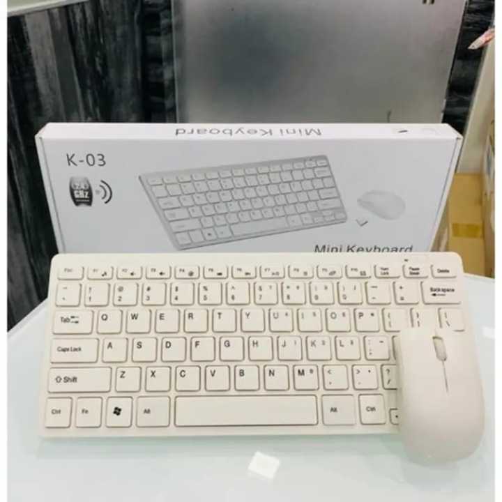 Wireless Mini Keyboard And Mouse Combo K03 Np