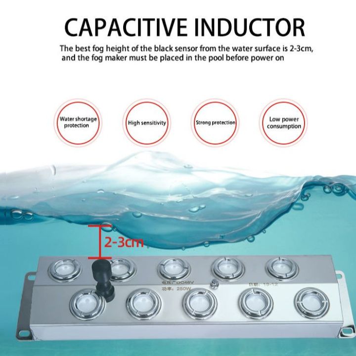 10 Head Ultrasonic Mist Maker With Power Supply And Floter | Daraz.com.np