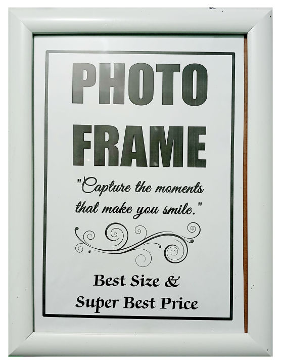 Unbreakable White Color Photo frame [Best frame for Home/Office or for ...