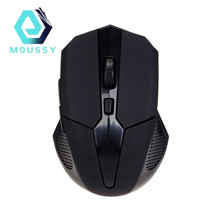 Ergonomic 2.4GHz Wireless Optical Scroll Wheel Gaming Mouse Mice for PC ...