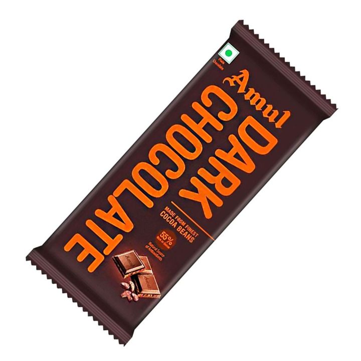 Amul Dark Chocolate, 40g (Pack of 3 & 5) | Daraz.com.np