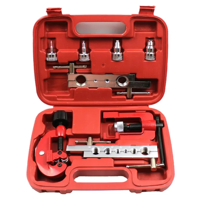 8Pcs Copper Brake Oil Pipe Repair Kit 3-19mm, Double Flaring Mold ...
