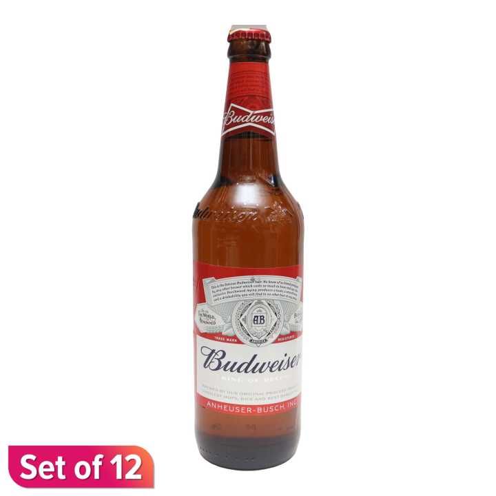 Budweiser Beer Set of 12 650ml | Daraz.com.np
