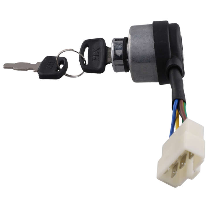 6-Wire Ignition Key Lock Switch for 2-5KW Gasoline Generators ...