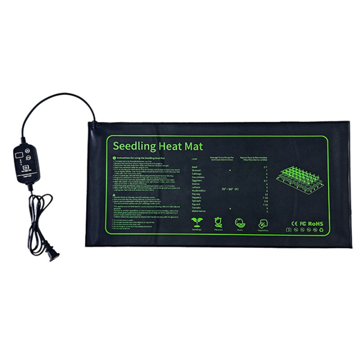 Graphene Seedling Heated Mat with Adjustable Thermostat for Seeds ...