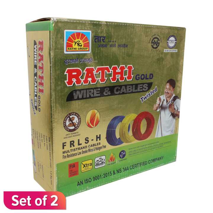 Rathi Gold Wire & Cable Box Set Box Size 1.5mm Of 2 | Daraz.com.np