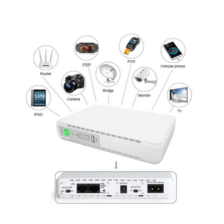 Mini Dc Ups For Routers And Modems 8800Mah | Daraz.com.np