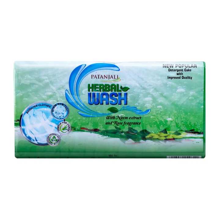 Patanjali Popular Herbal Wash Detergent Cake - 220g (Pack of 12) | Daraz.com.np