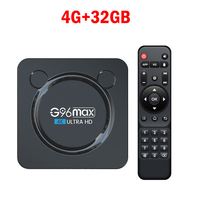 G96 Max 4K Ultra HD Android TV Box 4Gb Ram 32Gb Rom(Color Black ...