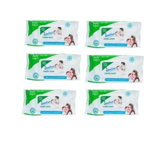 smoothy/ Gently joysoft baby Wipes Aloe And Chamomile 80Wipes Pack of 6 ...