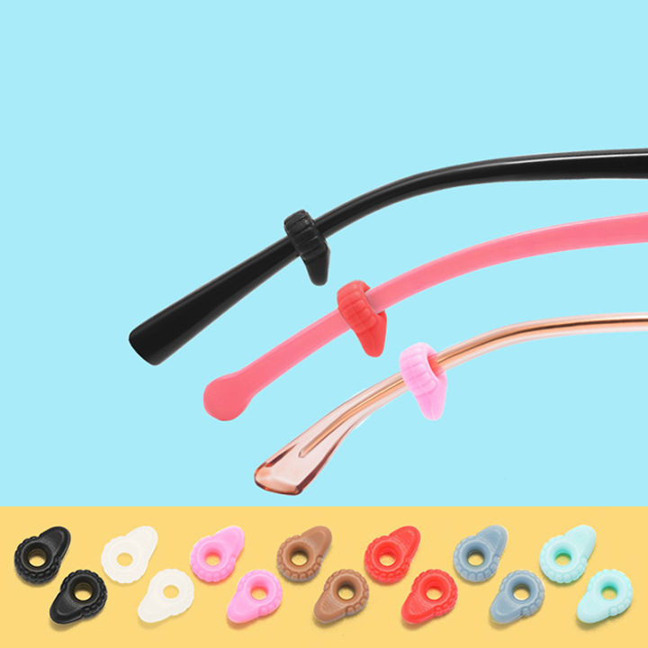 15 Pairs Anti-slip Silicone Ear Grip Glasses Eyeglasses Leg Ear Hook ...