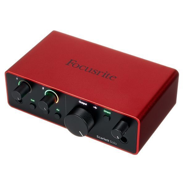 Focusrite Scarlett Solo 4th Gen USB Audio Interface – Studio-Quality ...