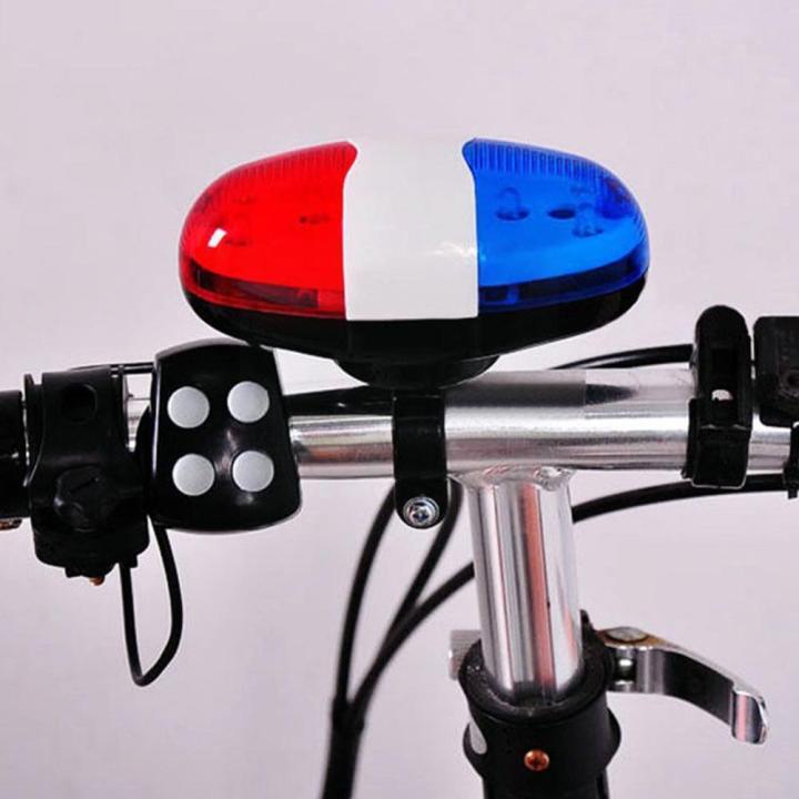 NEW Multi-Purpose 6 Flashing Led 4 Sounds Bike Siren Horn Rear Bell ...