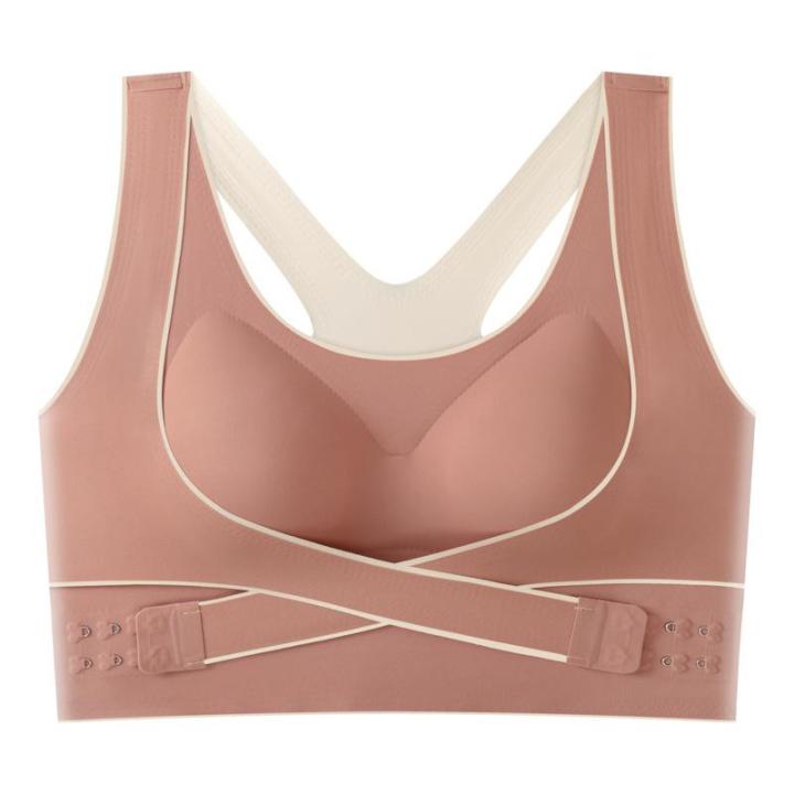 Seamless Comfortable Push Up Sports Camisole Without Underwire Cross ...