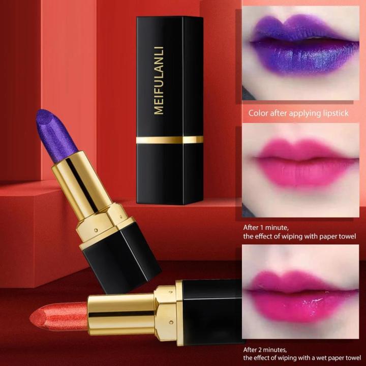Magic Lipstick Blue Rose Temperature Color Changing Lip Blam Long ...