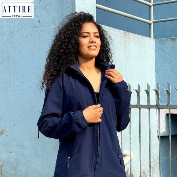 Attire Nepal Lightweight Double Layered Windcheater for Women with ...