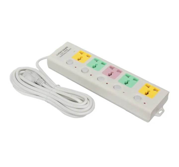 Lucky Hawk LH-344 Dagonglu 2500W 5M Wire Multi Plug | Daraz.com.np