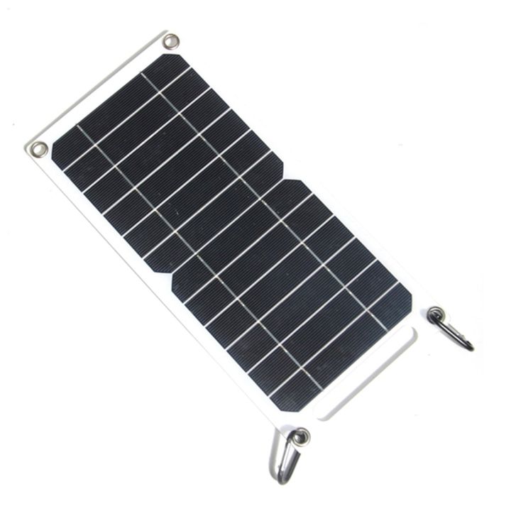 Solar Panel 6W 5V Climbing Camping Travel Solar Charger Outdoor Mobile ...