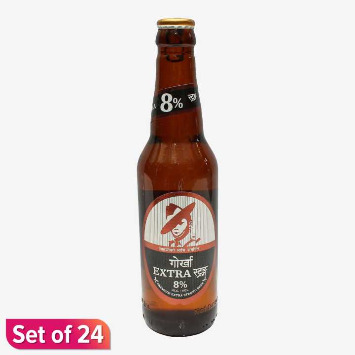 Gorkha Extra Strong Beer 330ml Sets Of 24 | Daraz.com.np