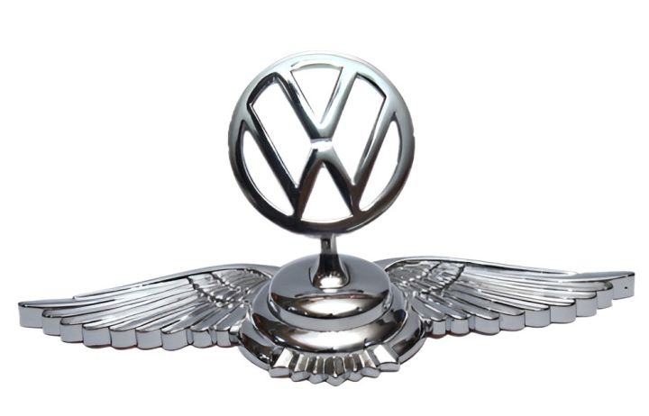 Volkswagen Bonnet Logo With Wings For All Volkswagen Cars | Daraz.com.np