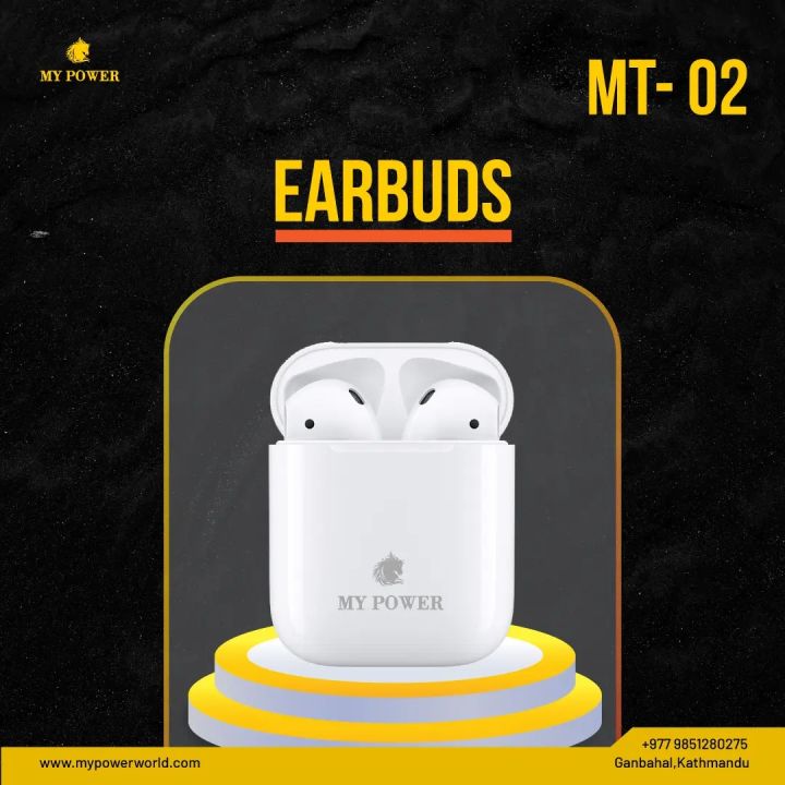 Wireless Earbuds Mt02 | Daraz.com.np