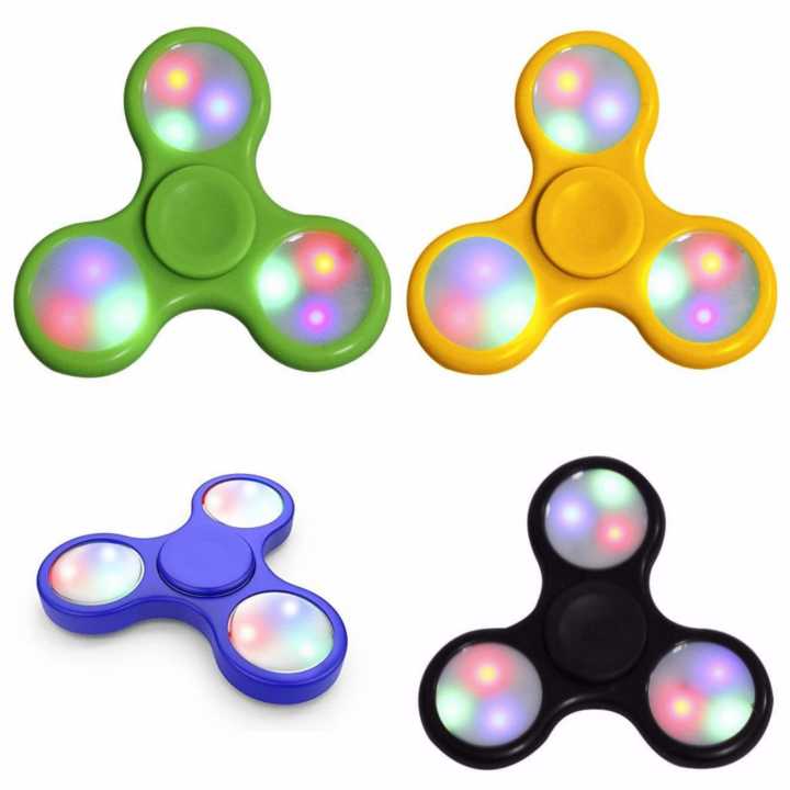 Combo Of 4 Led Light Fidget Spinner | Daraz.com.np