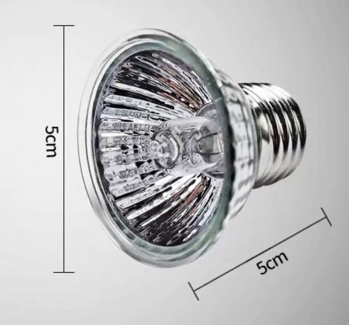 50w UVA UVB Reptile Heating Light Bulb Snake Turtle Pet Full Spectrum Basking UV Light Bulbs ...