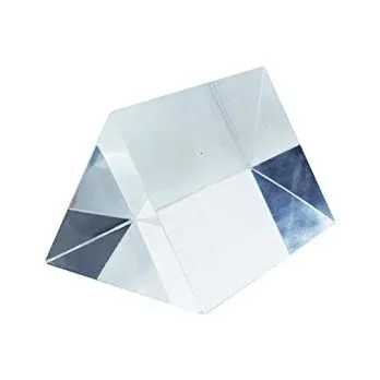 Glass Prism (50 x 50 mm) for Science Activities DIY Reflections ...