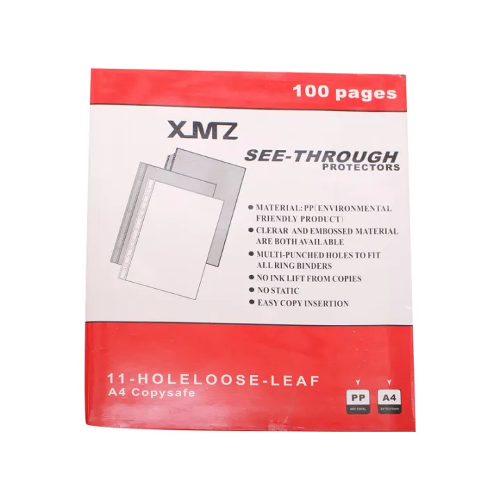 XMZ See Through Protectors A4 Copysafe | Daraz.com.np