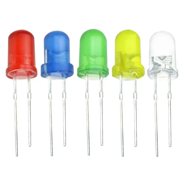 Led 5mm (Mix Colors Pack of 50 pcs) | Daraz.com.np
