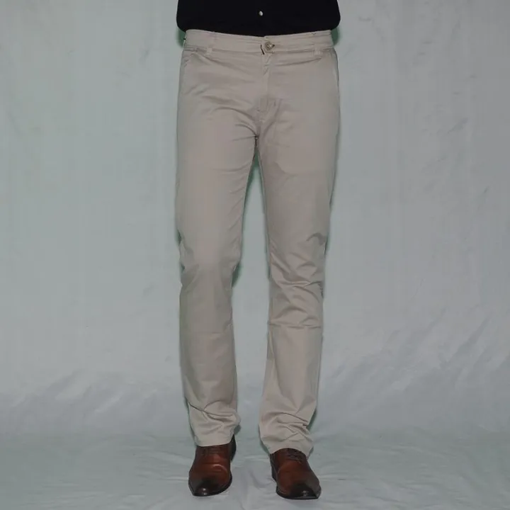 Cream Cotton Chinos For Men | Daraz.com.np