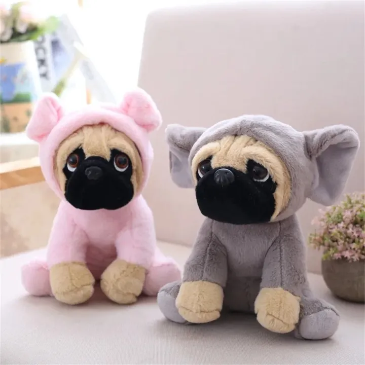 Puppy Pet Toy Stuffed Animals Pug Dog Plush Toys Cosplay Dinosaur Lion ...