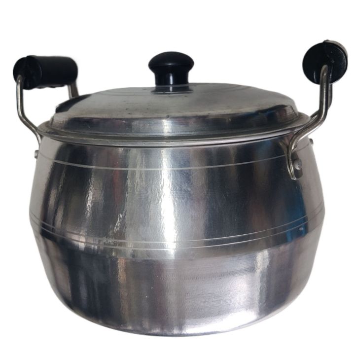 Cooking Pot With Lid/ Silaver Lato Cooker- 6Ltr | Daraz.com.np
