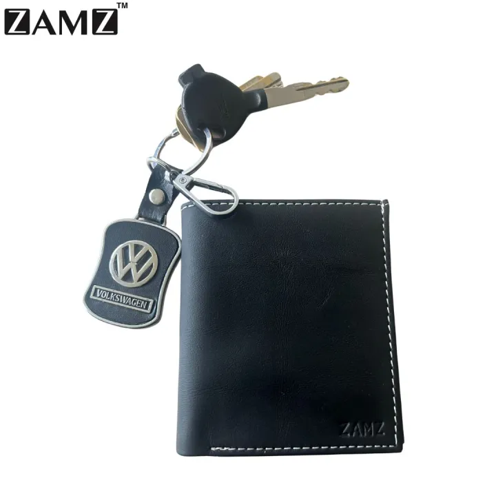 Zamz Genuine 100% Leather Credit Card Holder Wallet - Purse For Men ...