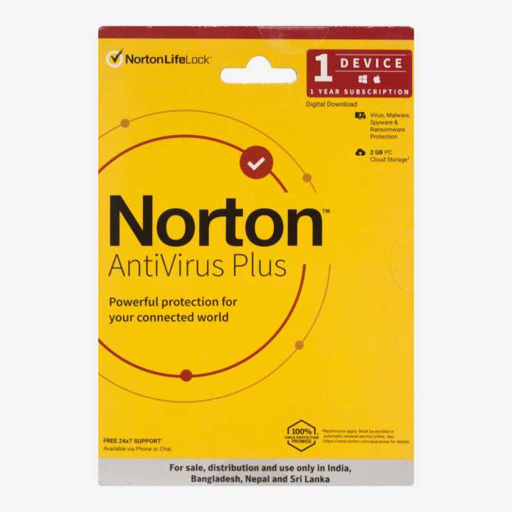 Norton Antivirus Plus 1D 12Months | Daraz.com.np